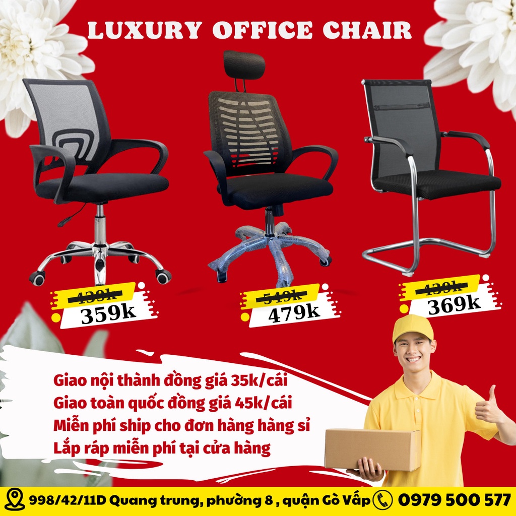 GHẾ XOAY VĂN PHÒNG CÔNG THÁI HỌC, CHƠI GAMING, LÀM VIỆC, NGỒI HỌC THOẢI MÁI EGH03- G014 | Shopee ...