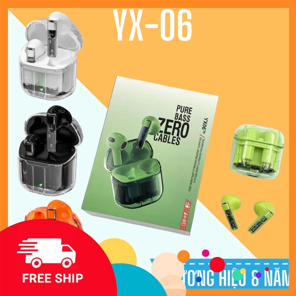 tai nghe bluetooth YX06- chống ồn, lọc âm thanh hàng cao cấp bảo hành lỗi 1 đổi 1 | Shopee Việt Nam