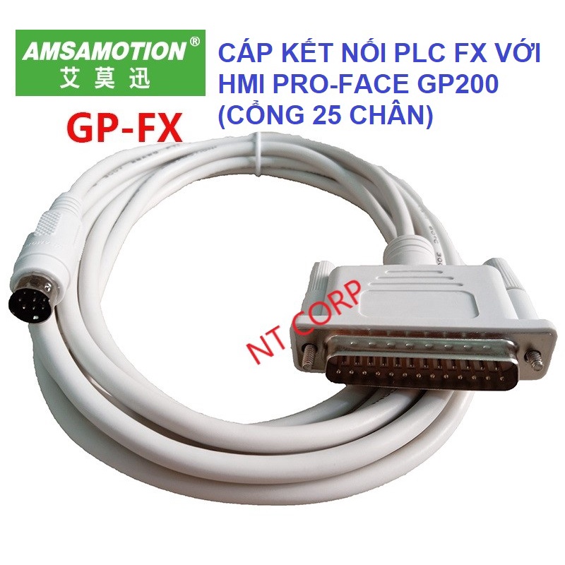 Cáp kết nối PLC FX với HMI Pro-face dòng GP2000 (cổng 25 chân), ST / AGP / GP3000 (cổng 9 chân ...