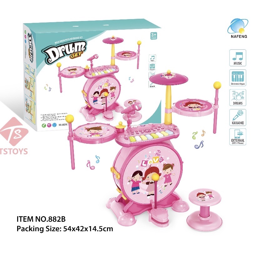 Bộ trống đồ chơi kèm đàn cho bé cỡ lớn nhiều chức năng cho bé | Shopee ...