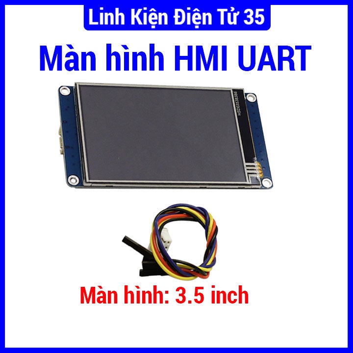 Màn hình HMI UART cảm ứng điện trở 3.5 inch màn cảm ứng siêu nhạy, có ...