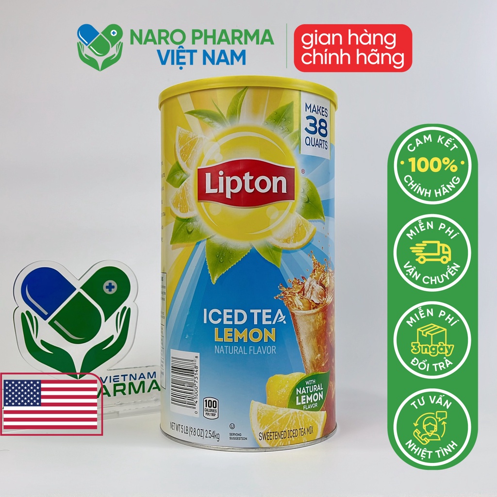 [LON 2,54KG]Bột Pha Trà Chanh Lipton Iced Tea Lemon Mỹ | Shopee Việt Nam