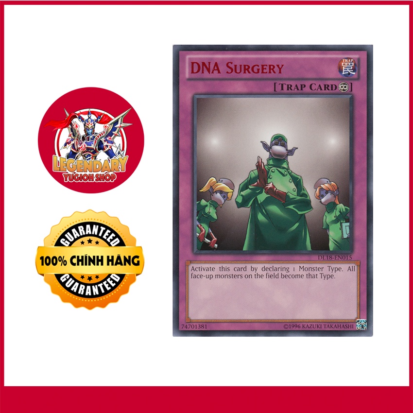 [EN-JP][Thẻ Bài Yugioh Chính Hãng] DNA Surgery | Shopee Việt Nam