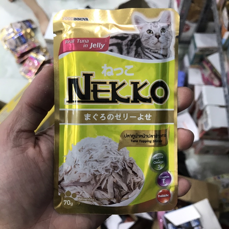 Pate Nekko Gói 70g - Pate Cho Mèo Từ Cá Ngừ Thật | Shopee Việt Nam