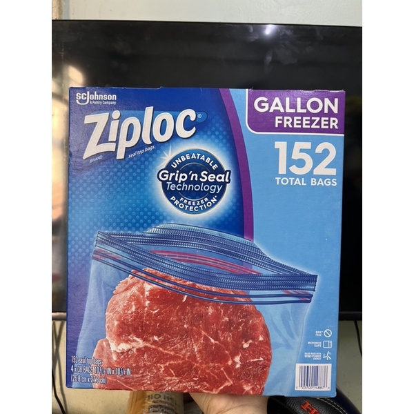Túi Ziploc bảo quản thực phẩm Freezer 152 túi kích thước 26.8cm*27.3cm) | Shopee Việt Nam