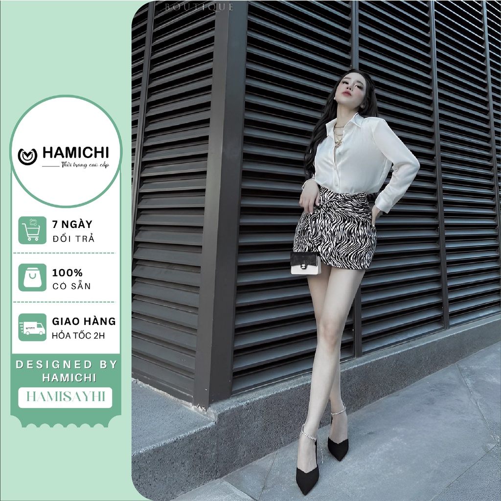 Set áo sơ mi kèm chân váy họa tiết cao cấp Phong Cách Công Sở, Trẻ ...