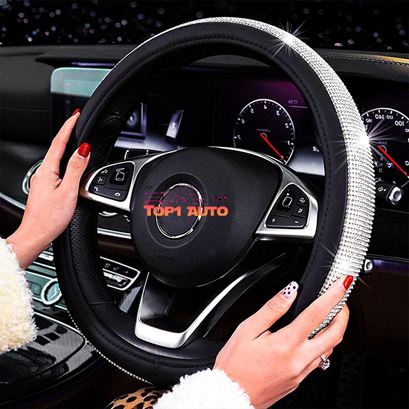 Bọc vô lăng ô tô đính đá Cao Cấp P059 | Shopee Việt Nam