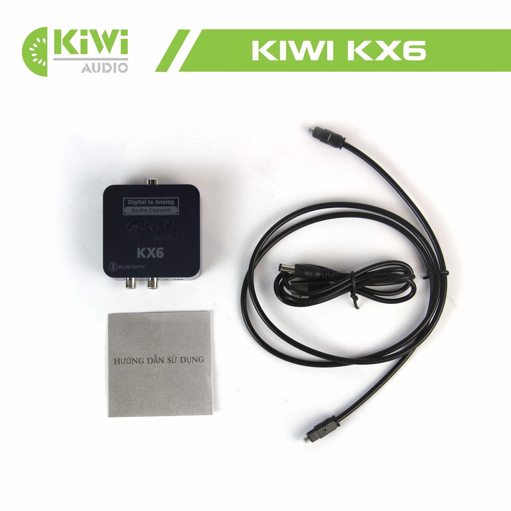 Bộ chuyển đổi âm thanh quang học Digital sang Analog Kiwi KX6, hỗ trợ ...