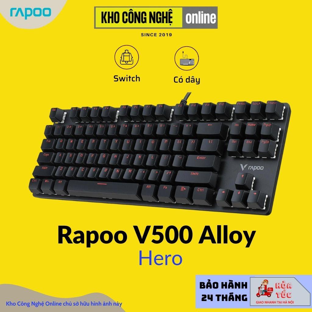 Bàn phím Rapoo V500 Alloy Hero - TKL / Gaming KB | Shopee Việt Nam