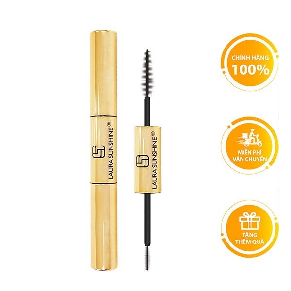 MASCARA 2 ĐẦU LÀM DÀY VÀ DÀI MI TỰ NHIÊN - GOLDEN DUAL MASCARA - NHẬT ...