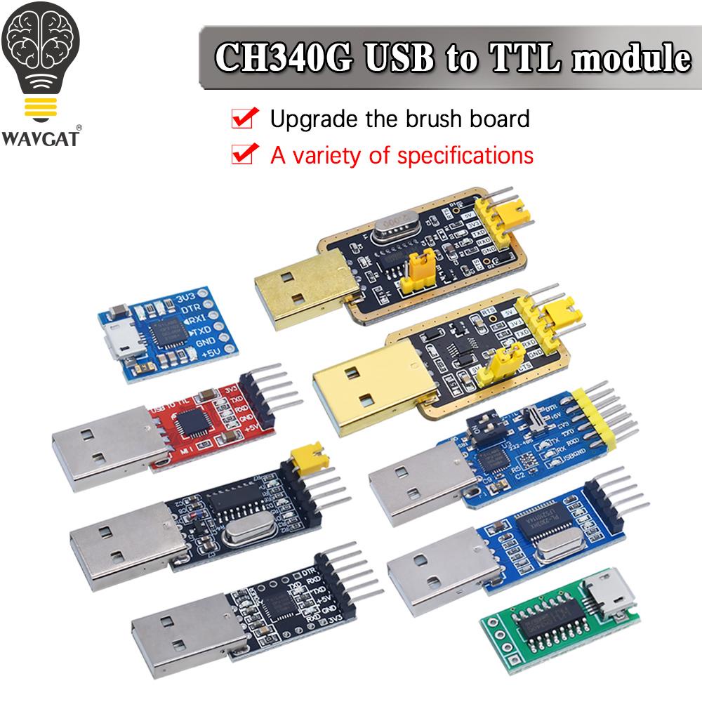 Bảng Mạch Điều Khiển USB CH340 TTL CH340G STC USB Sang Serenial PL2303 ...