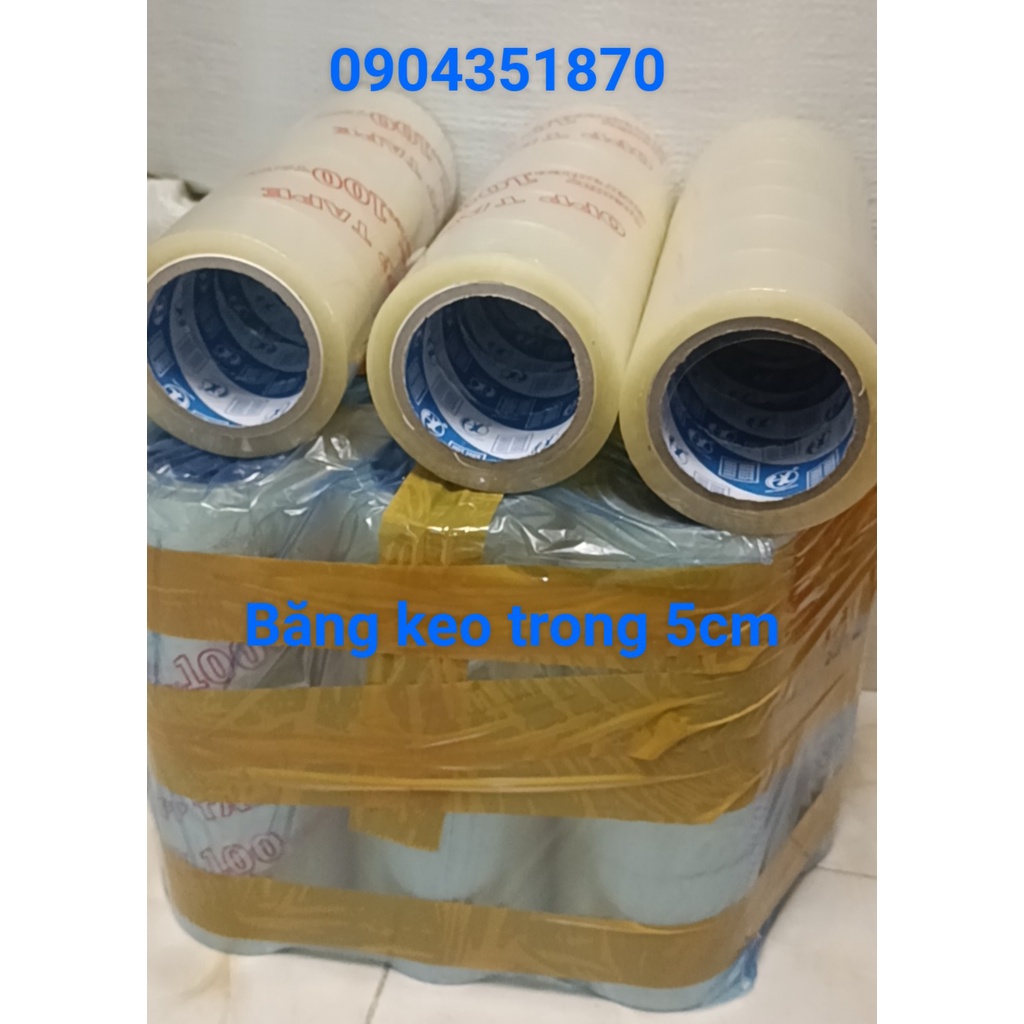 Băng keo trong 5cm độ dính cao | Shopee Việt Nam