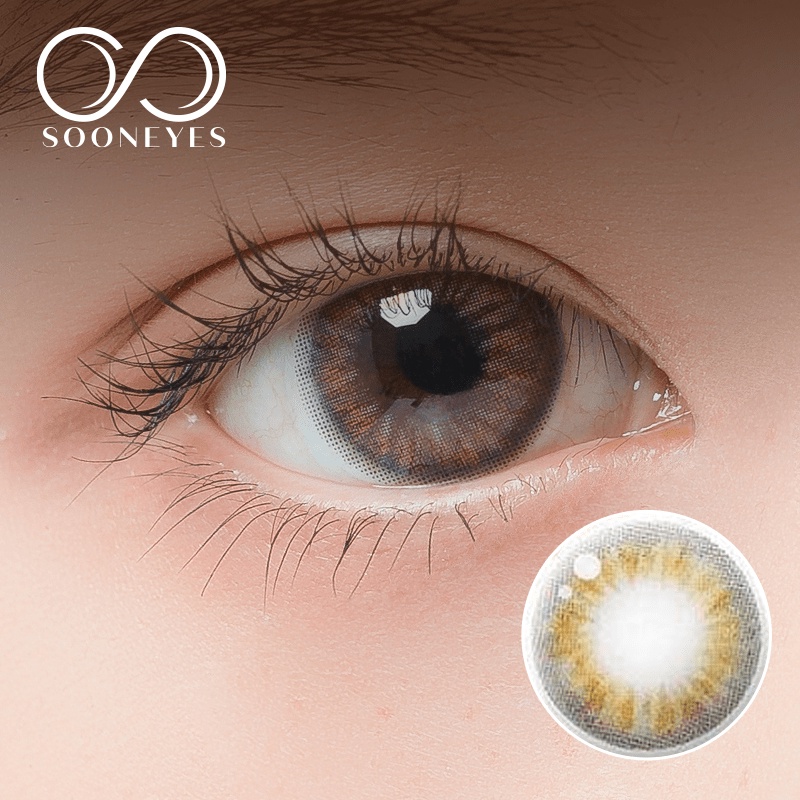 [SOON EYES] Lens áp tròng giãn nhẹ nâu huyền ảo UNICOZY BROWN chính ...
