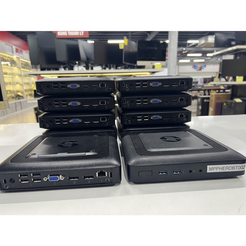 Máy Bộ HP Mini T520 (CPU AMD - Ram PC3L Laptop 8GB - SSD M.2 64GB) Wifi ...
