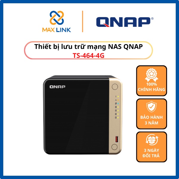 Thiết bị lưu trữ mạng NAS QNAP TS-464-4G HÀNG CHÍNH HÃNG | Shopee Việt Nam