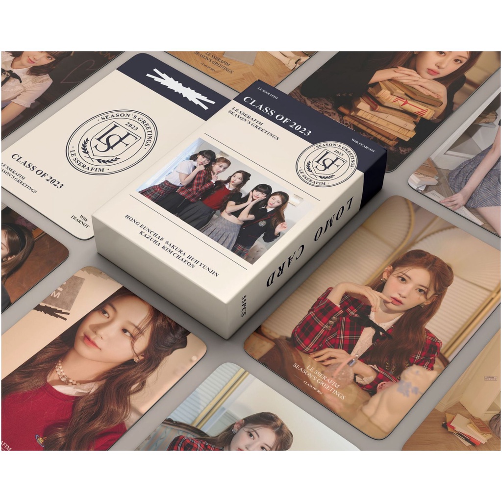 UNI.FUN 54 / 55 CÁI LE SSERAFIM THẺ ẢNH Kpop LOMO thẻ | Shopee Việt Nam