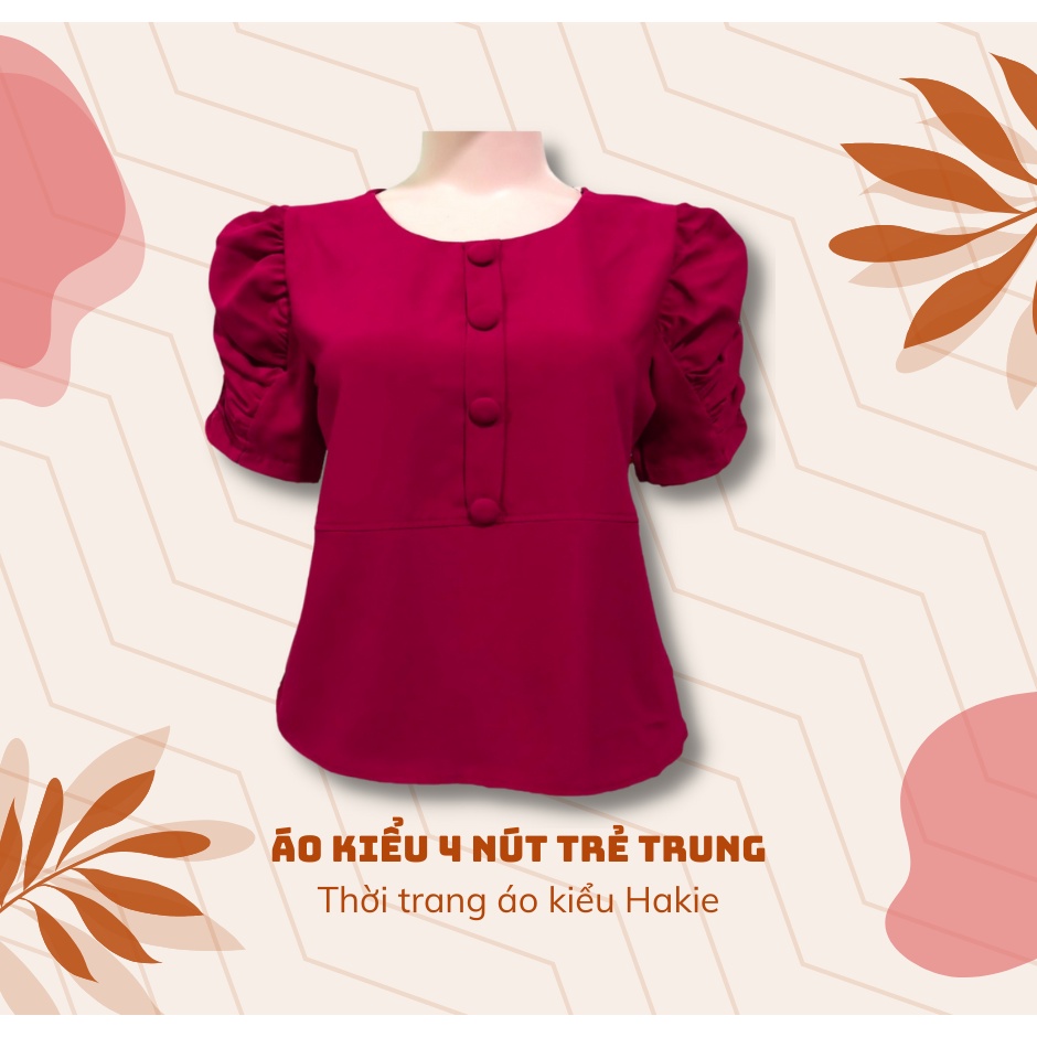 Áo trung niên nữ cho Mẹ - Vải lụa Ý cao cấp trẻ trung - Kiểu cổ tròn 4 ...