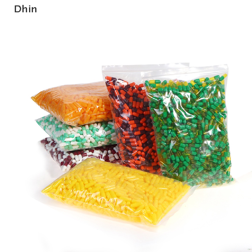 [Dhin] 1000 Chiếc 0# Viên Thuốc Gela Và Vitamin Dạng Viên Con Nhộng ...