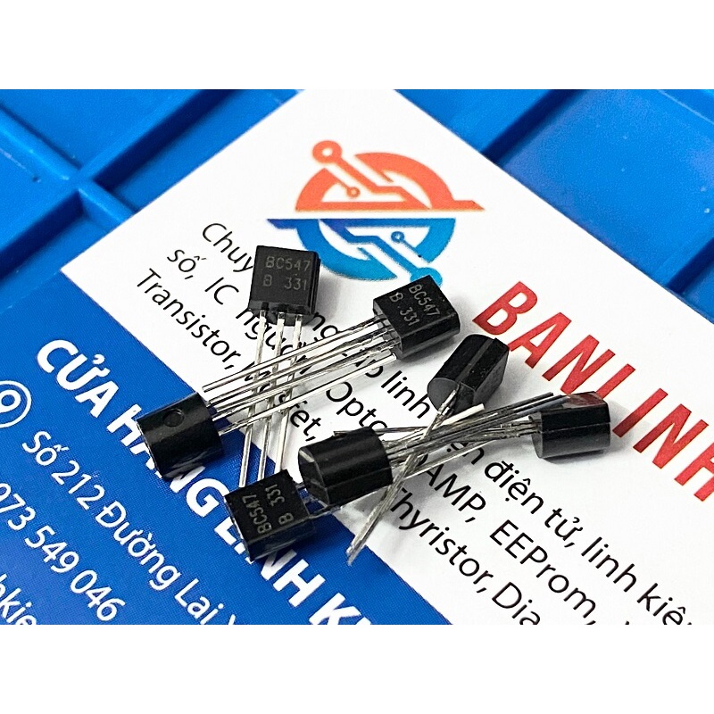 COMBO 20 CON BC547, BC547C Transistor 0.1A/45V NPN TO-92 | Shopee Việt Nam