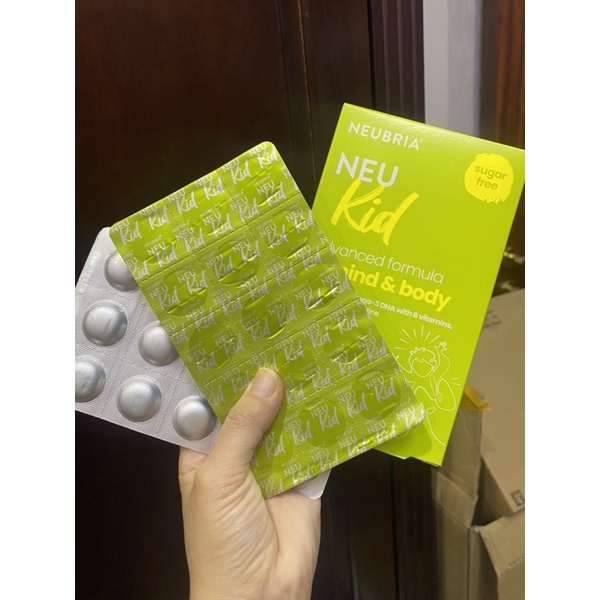 Kẹo DHA Neu kid Neubria 30v hàng chính hãng UK | Shopee Việt Nam