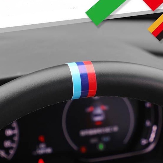 Steering Wheel Back Positive Bumper Stickers Novice Fun Center Line ...