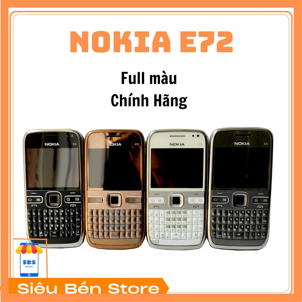 Điện thoại Nokia E72 Sài 3G (CHÍNH HÃNG - MAIN ZIN - BẢO HÀNH 1 NĂM | Shopee Việt Nam