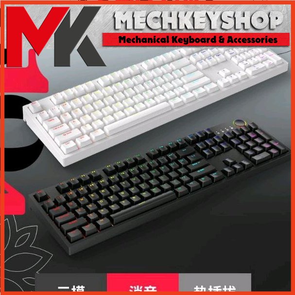 Bàn phím cơ Ganss 3104T LI (3 modes, Hotswap, RGB, Núm) | Shopee Việt Nam