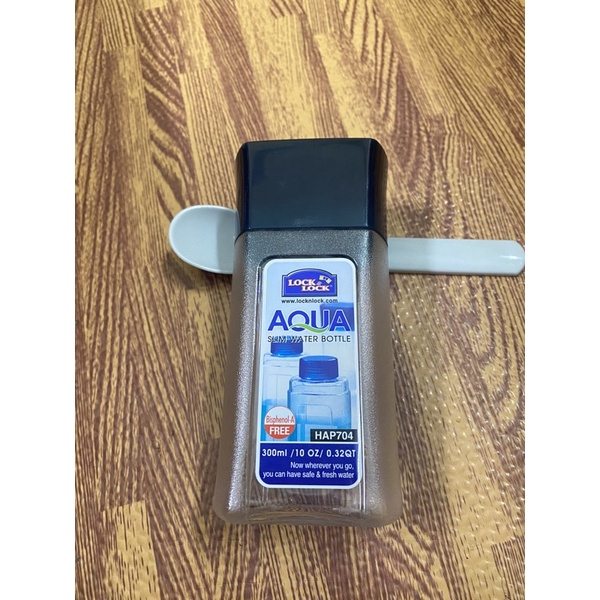 Chai nhựa lock and lock cao cấp 300ml có nắp uống | Shopee Việt Nam