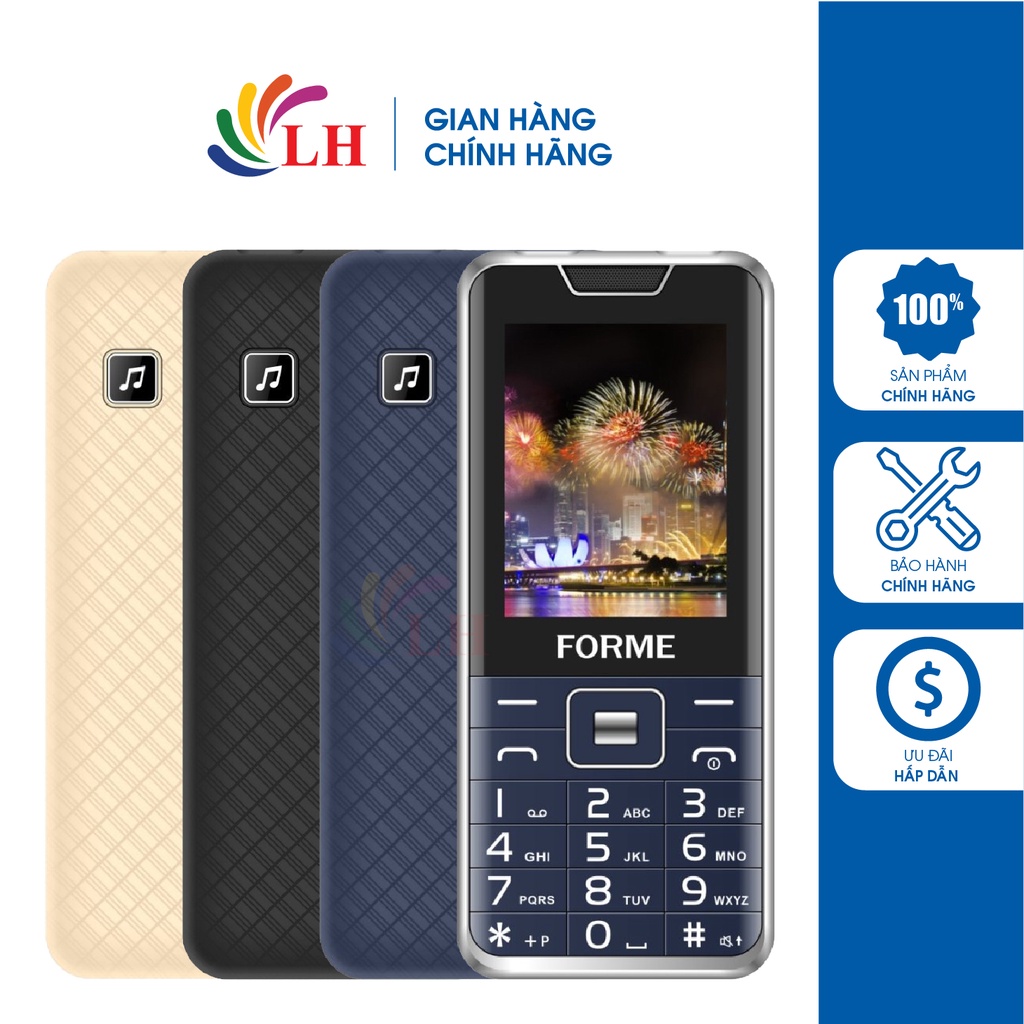 Điện thoại Forme D666 - Hàng chính hãng - Màn hình 2.4", viên pin 1800 ...