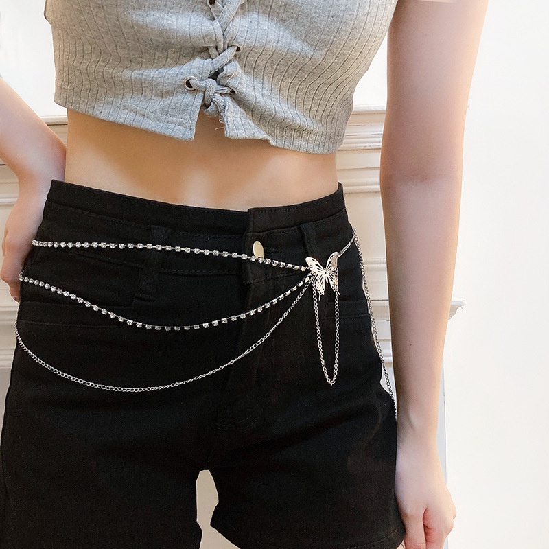 Waist Chain Women's Body Chain Decoration with Skirt Summer Belt Trend ...