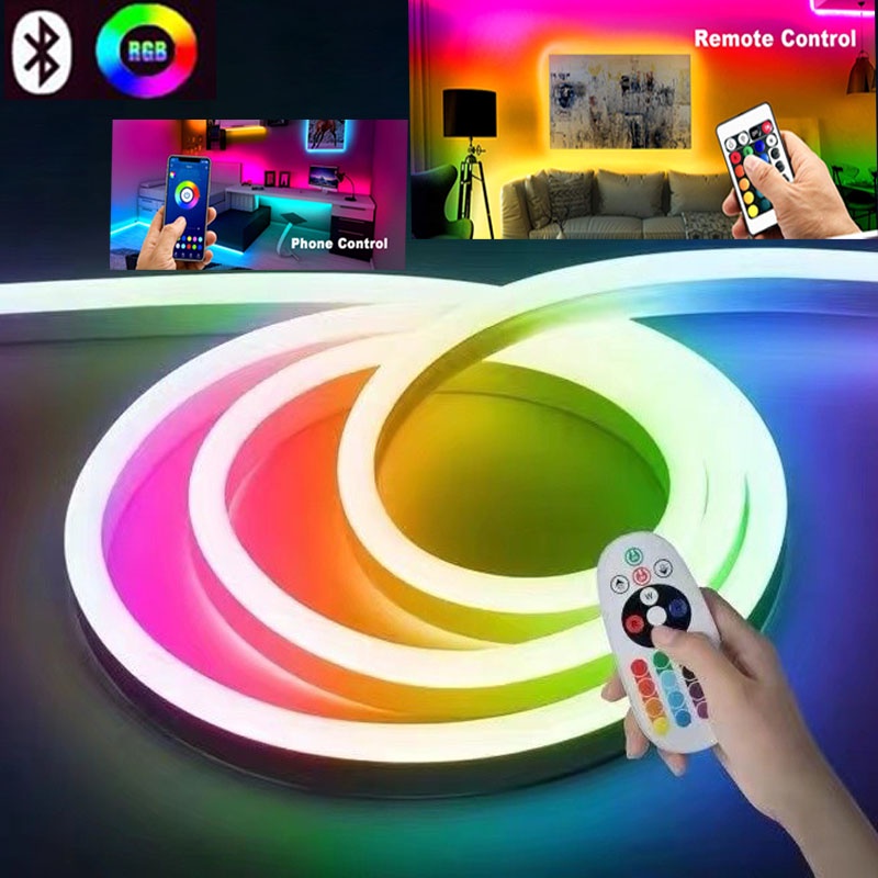 Dây Đèn LED RGB 16 Màu 220V 1m Kèm Điều Khiển Từ Xa Tiện Dụng | Shopee ...