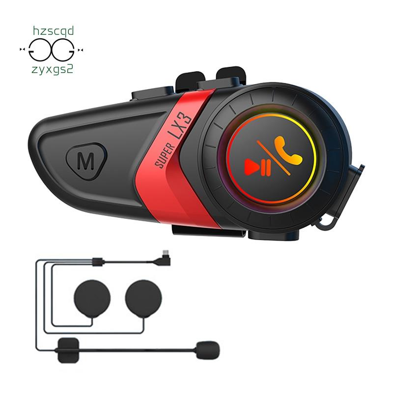 Tai Nghe Bluetooth 5.0 LX3 1200MAH Gắn Mũ Bảo Hiểm Xe Mô Tô | Shopee ...
