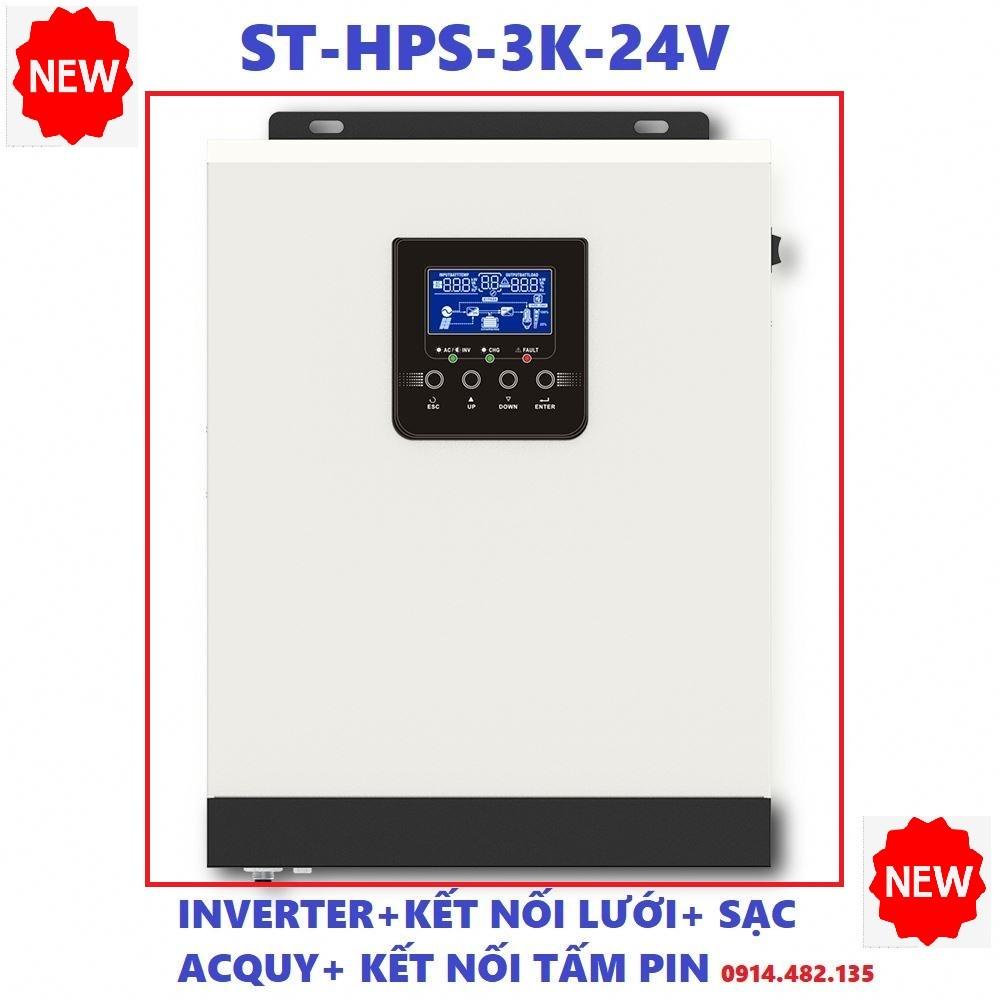 Bộ đổi điện 3KVA 24V có sạc ắc quy 30A và sạc PWM 50A - HPS 3K-24V | Shopee Việt Nam