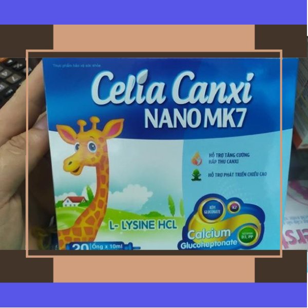 [ Thuốc Tốt 573 ] Celia Canxi Nano MK7 Bổ sung canxi vitamin D3 cho cơ thể hỗ trợ sự phát triển ...
