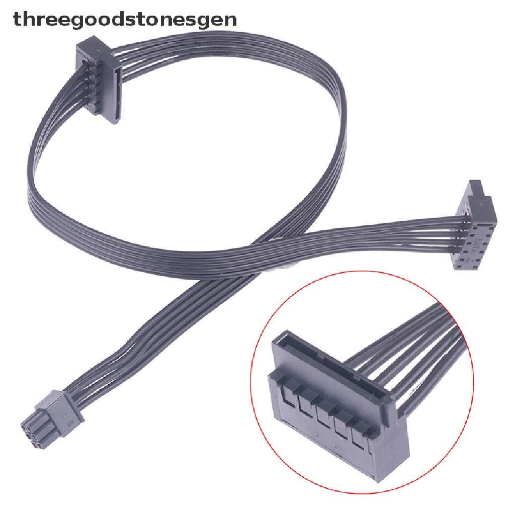 Dây Cáp Quang Chuyển Đổi Nguồn Ổ Cứng SSD 6 Pin Sang 2 SATA Cho Bảng ...