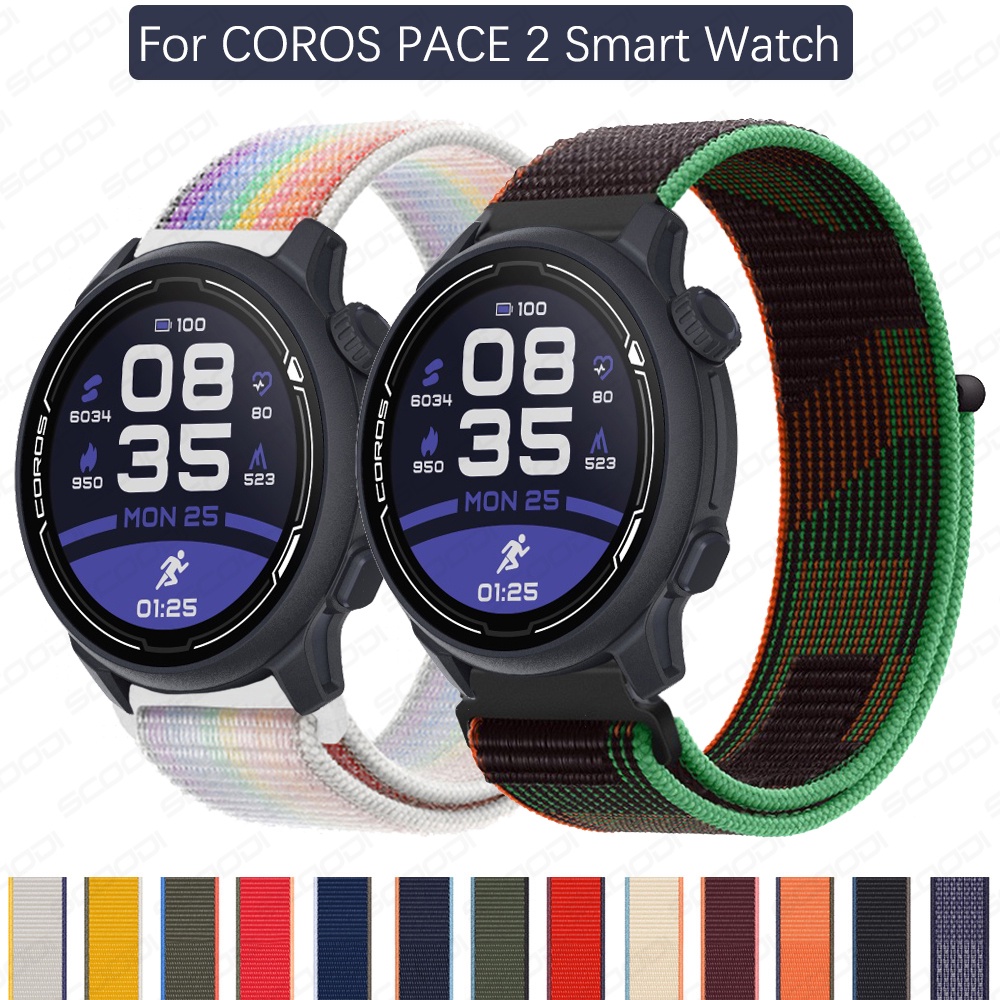 Dây Đeo nylon Thoáng Khí Cho Đồng Hồ Thông Minh coros pace 2 / apex 2 ...