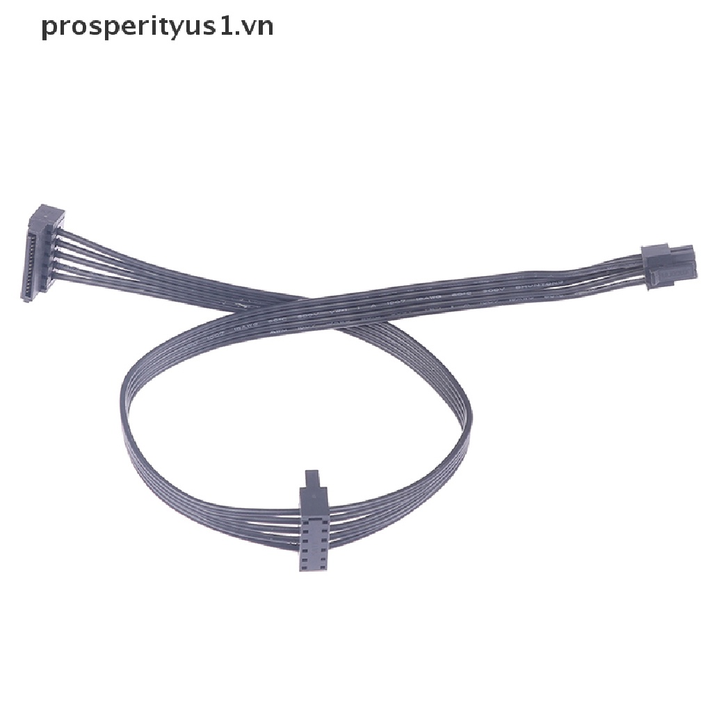 [prosperityus1] Mini 6 Pin to 2 SATA Hard Drive Cable SSD Power Supply ...