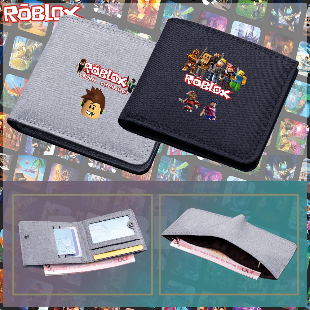 Roblox Trẻ Em Ví Roblox In Hình Bifold Ví Bé Trai Vải Ví Đựng Tiền Xu ...