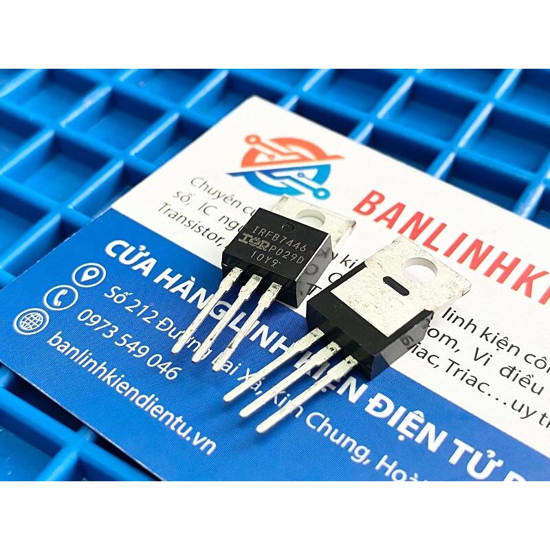 [Combo 2 chiếc] IRFB7446 Mosfet Kênh N 120A 40V TO-220C | Shopee Việt Nam