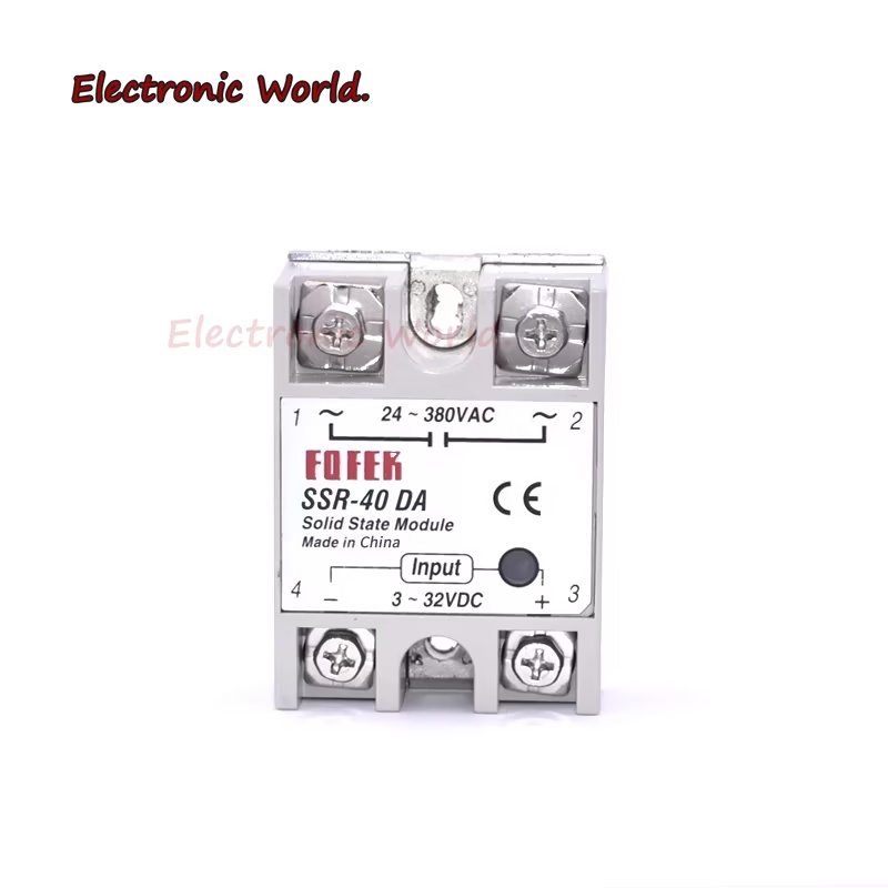 Rơ Le ssr-10da Sr-25da ssr-40da 30a 40a 50a 60a 75da 80da 90da 100da ...
