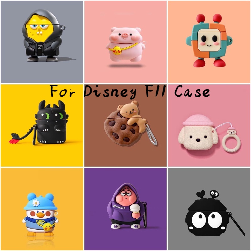 Cho Disney F11 ốp tai ng Case Vỏ Bảo Vệ Hộp Sạc Tai Nghe Mềm Họa Tiết ...