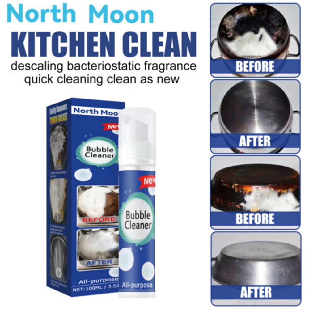 North Moon All-Purpose Bubble Rust Cleaner Kitchen Grease Cleaning ...