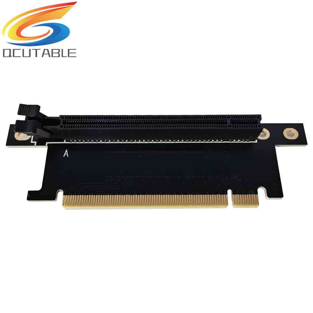 PCIe X16 Riser 90 Degree Right Angle PCI Express X16 Graphics Card ...