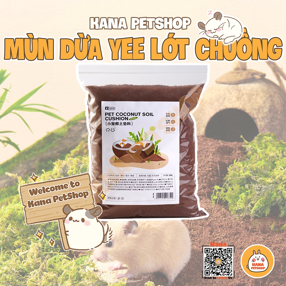 Lót Chuồng Hamster Mùn Dừa Yee 🐹FREESHIP🐹 Xơ Dừa Lót Ổ Hãng Yee Cho ...