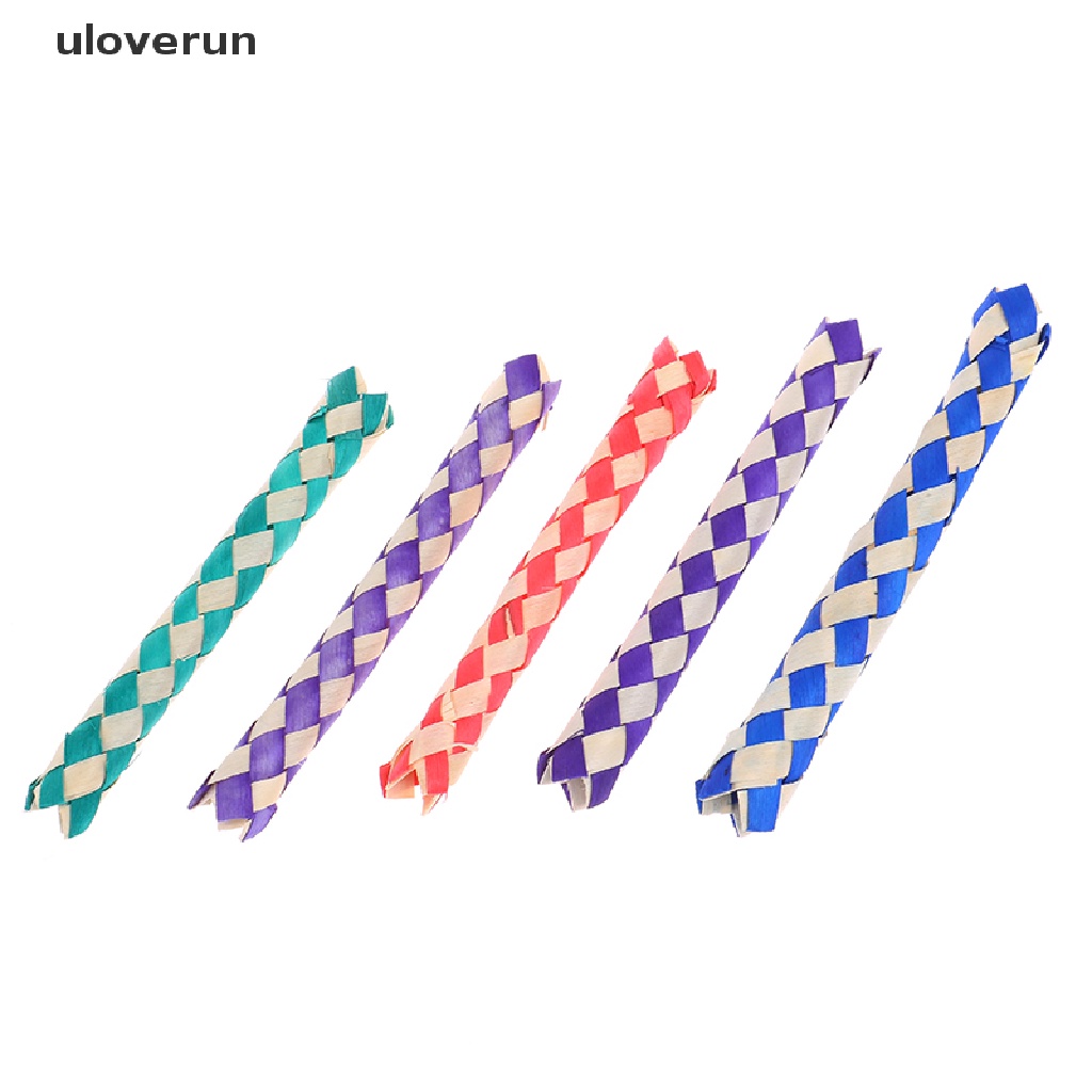 uloverun 5PCS DIY Finger Traps Classic Chinese Bamboo Fingers Trap ...