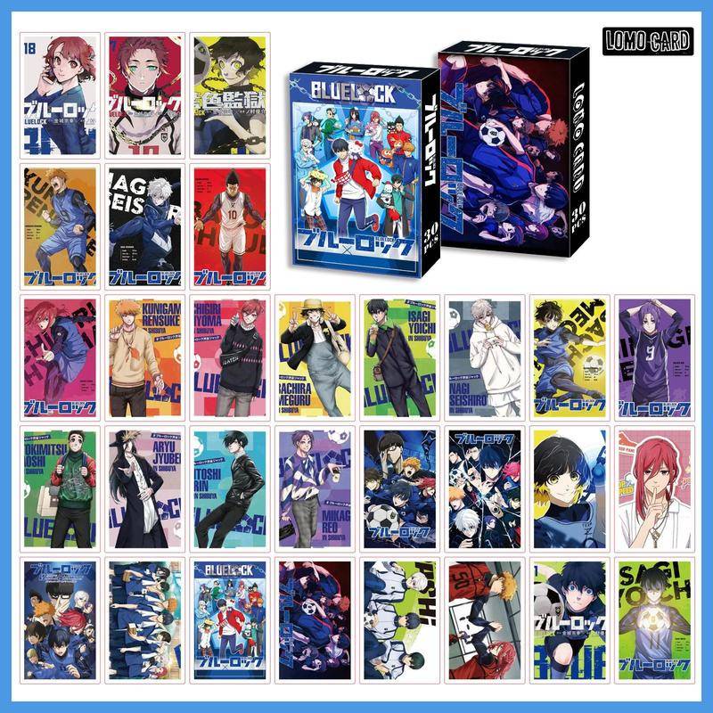 (Không kèm hộp) Set 30 Tấm Ảnh Lomo Card BLUE LOCK Isagi Yoichi Bachira ...