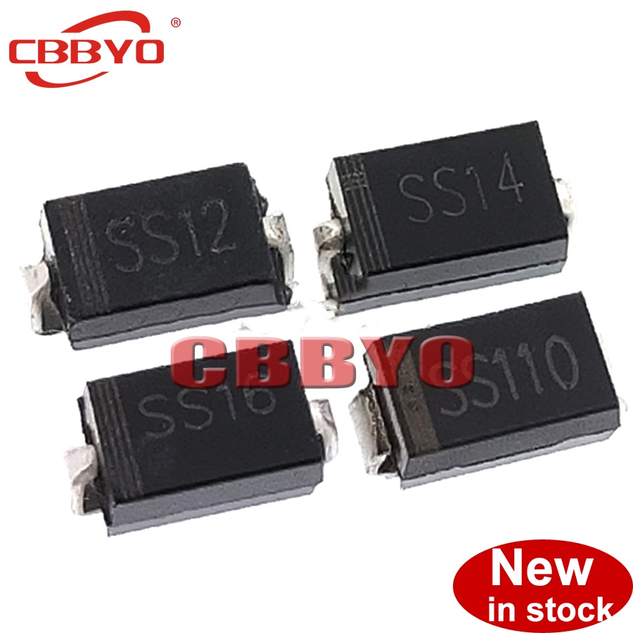 Bộ 50 Thương Hiệu Mới SS12 SS14 SS16 SS18 SS110 SS115 SS120 Schottky ...