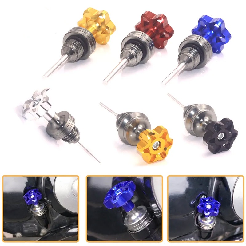 Motorbike Engine Oil Tank Level Gauge Motorcycle Oil Cap For 110cc ...