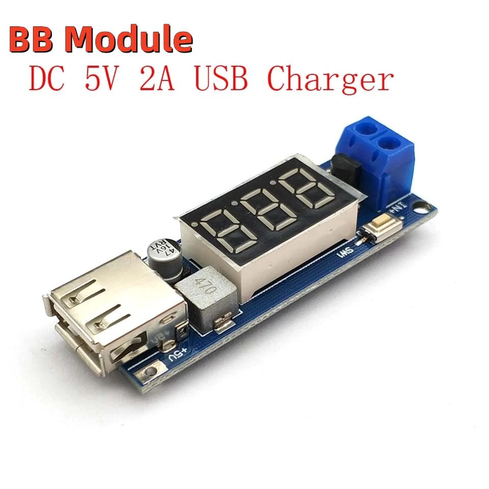 Thiết Bị Chuyển Đổi Nguồn Điện dc 4.5-40v Sang 5v 2a usb | Shopee Việt Nam