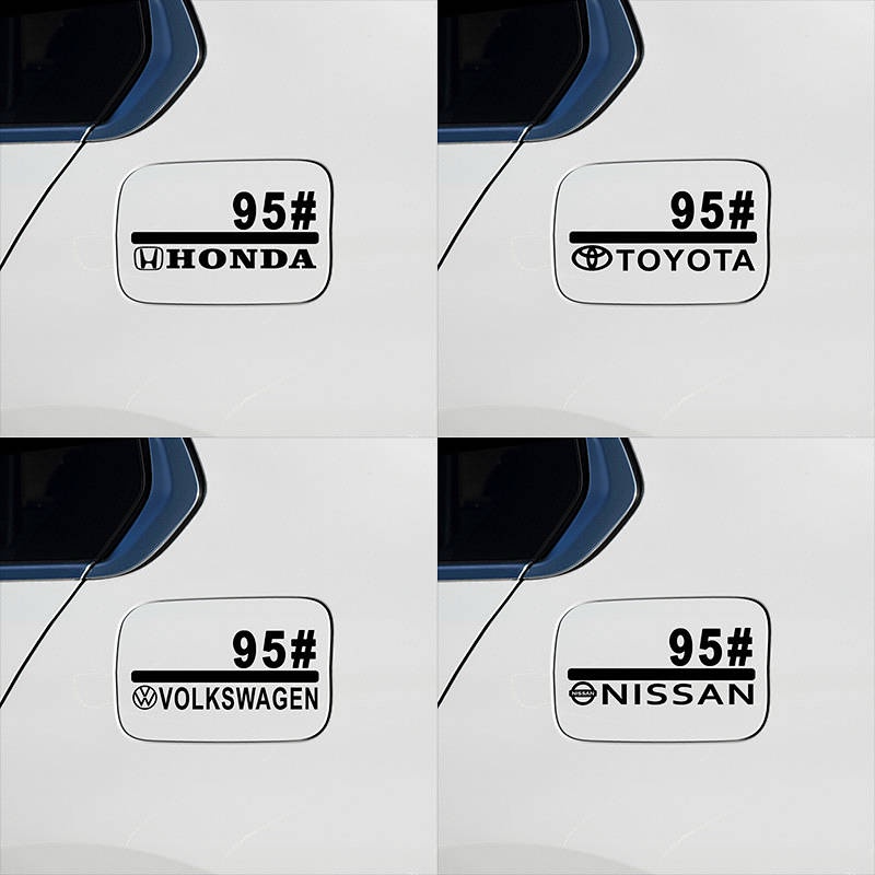 New Car Logo Fuel Tank Cap Sticker Car Fuel Tank Decorative Sticker Oil ...